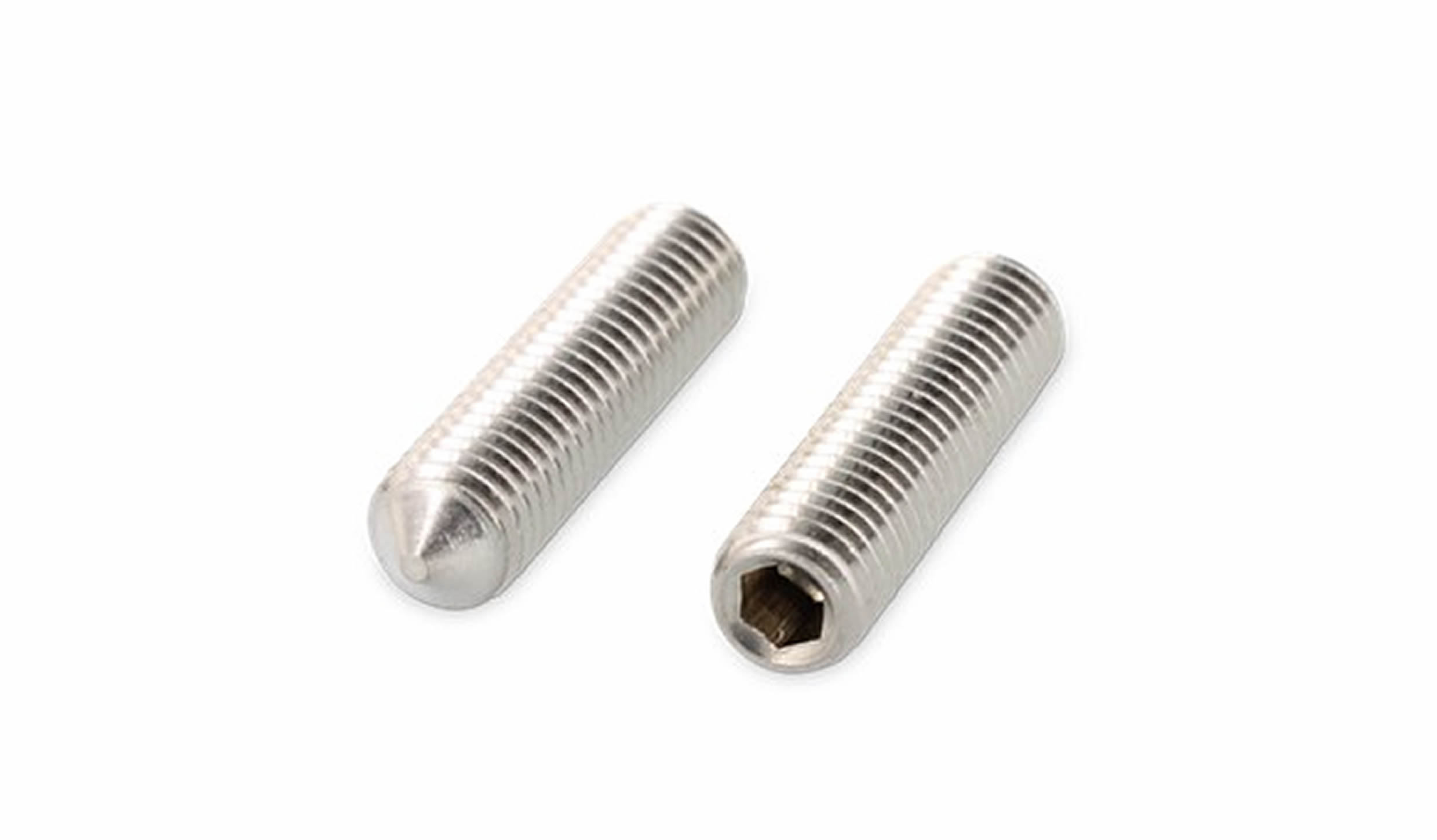DIN 914 Gewindestifte mit Innensechskant und Spitze Edelstahl A2 | Gewindestangen ...